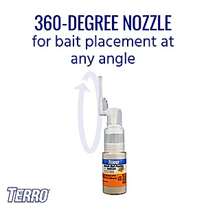 Terro T530 Roach Bait Powder Plus Applicator, Orange