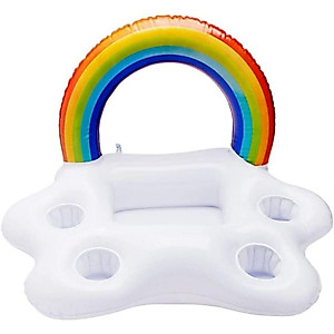 Ice Bucket Summer Inflatable Ice Bucket Drink Holder Floating Pools Water Ice Bucket for Beer Drink Table Cup Holder Ice Bar Cooler Party