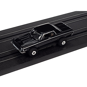 Auto World Thunderjet Cars N Coffee 1964 Dodge 330 (Black) HO Scale Slot Car