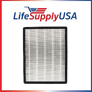 LifeSupplyUSA (2-Pack) True HEPA Air Cleaner Filter Replacement Compatible with AIRMEGA Max 2 High-Efficiency Air Cleaner 400/400S, 3111735 Deodorizer