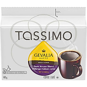 Gevalia 12 T Discs -Bold Dark House Blend (148g / 5.22oz) Made in Canada