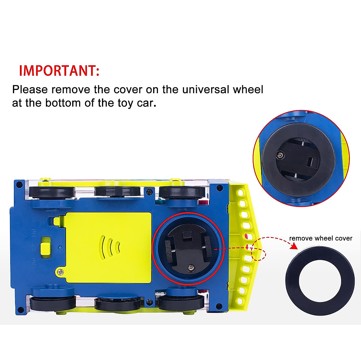 Berry President Transparent Electric Gear Train Toy with Flashing Lights and Music, Battery Operated Bump & Go Action Train Toys for 2 3 4 5 Year Old Boys Toddlers