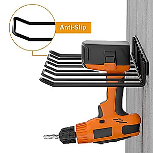 YZSHILIUHUA Power Tool Organizer Wall Mounted Storage Rack for Garage, Versatile Drill Holder with Steel Design for Efficient Tool Management and Easy Access in Workshop