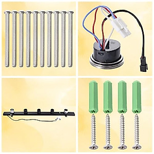 Wall Heated Towel Rack | Heated Stainless Steel Wall Mounted Towel Rack | Rapid Heating Electric Heated Towel Rack for Apartment, Home, Gym, Hotel