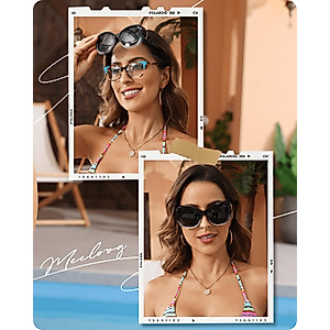 Meeloog Polarized Fit Over Glasses Sunglasses for Women, Oversized Fashion Big Sun Glasses Trendy Shades for Driving MST0079 (P1 Gradient Grey Frame/Grey Lens)