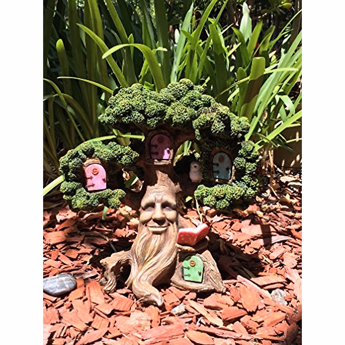 GlitZGlam Fairy Garden Enchanted Joshua’s Miniature Tree (10.5 Inch Tall) for The Garden Fairies and Lawn Gnomes. A Fairy Garden Accessory