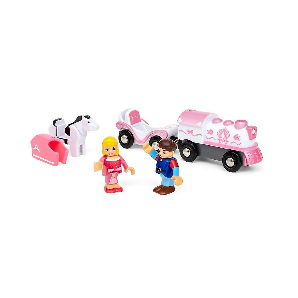 BRIO Disney Princess - 32257 Sleeping Beauty Battery Train | Delightful Toy Train Set for Kids | Compatible with All Railway Sets & Accessories | Perfect for 3-Year-Old Boys and Girls