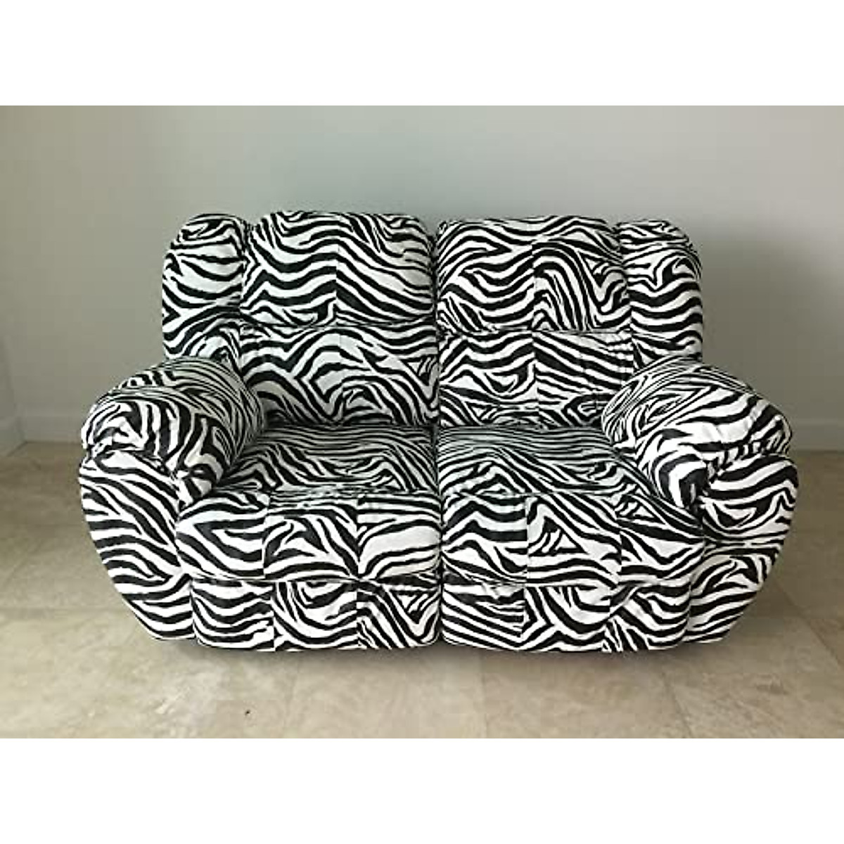 FABRICS FOREVER – Contemporary Faux Leather Collection - Zebra Black White Vinyl Fabric Material Faux Leather Sheets for DIY, Crafts…