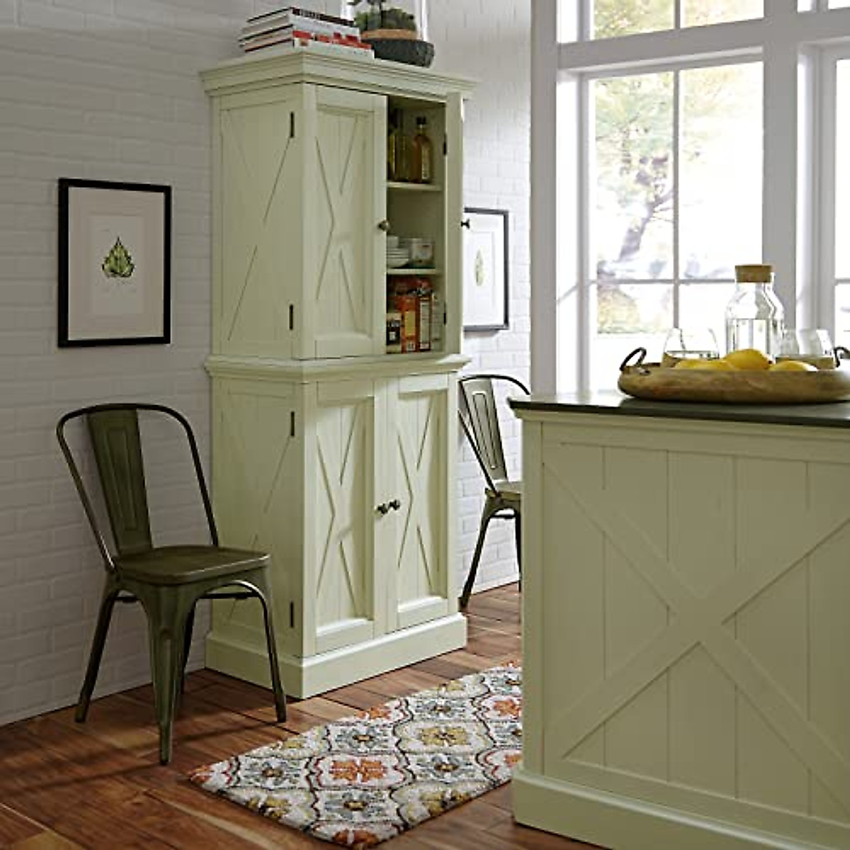 Homestyles Mountain Lodge kitchen-pantries, Off White