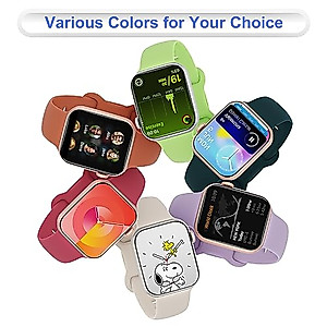 DYKEISS Silicone Sport Bands Compatible with Apple Watch Band 38mm 42mm 40mm 44mm 41mm 45mm 49mm, Soft Waterproof Strap Replacement Wristband for iWatch Bands Series Ultra 8 7 SE 6 5 4 3 2 1 Women Men