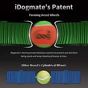 IDOGMATE Automatic Dog Ball Launcher,Tennis Ball Launchers for Big and Medium Dogs,Interactive Toys Dogs, Rechargeable,Remote Control