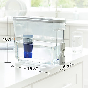 PUR PLUS Large Filtered Water Dispenser, 30 Cup – Includes 1 PUR PLUS Water Pitcher Filter, 1 Count (Pack of 1)