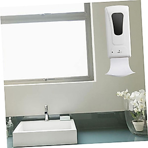 STOBAZA 2pcs Plastic Water Tray Foaming Drip Trays Decorative Tray Garnish Tray Wall Mount Soap Dispenser Stand Bracket Foam Soap Decorative Soap Abs Drop White Washing Machine