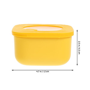 Kichvoe 4.7 * 2.5'' Sliced Cheese Container for Fridge Plastic Storage Containers with Lid Butter Cheese Slice Storage Box for Food Storage-S