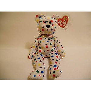 TY Beanie Babies Confetti Bear TY 2K 5th Generation New w/Tag,#G14E6GE4R-GE 4-TEW6W228876