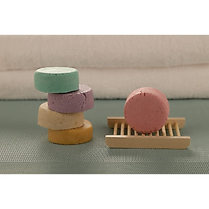 BeNat All-Natural Shampoo & Conditioner Bars Bundle Bergamot for all-Hair Types Nourishes Your Follicles with Antioxidants to Support Healthy Hair Plastic-Free