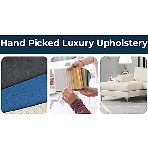 Casa Andrea Milano BOUCLÉ L-Shape Sectional Sofa, Luxury Couch with Extra Wide Chaise Lounge, Couch for Living Room Apartment Lounge, Cream Boucle