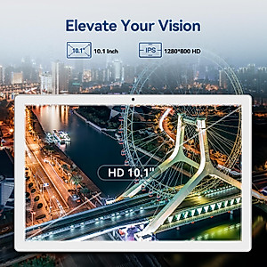 Tablet 2024 Newest Android 12 Tablet 128GB + 16GB (8+8 Expand) Large Storage, 2 in 1 Tablet with Keyboard, Octa-Core Processor, Tablet 10 Inch Screen, 5G WIFI Tablet Bluetooth/Mouse/Case/13MP Camera