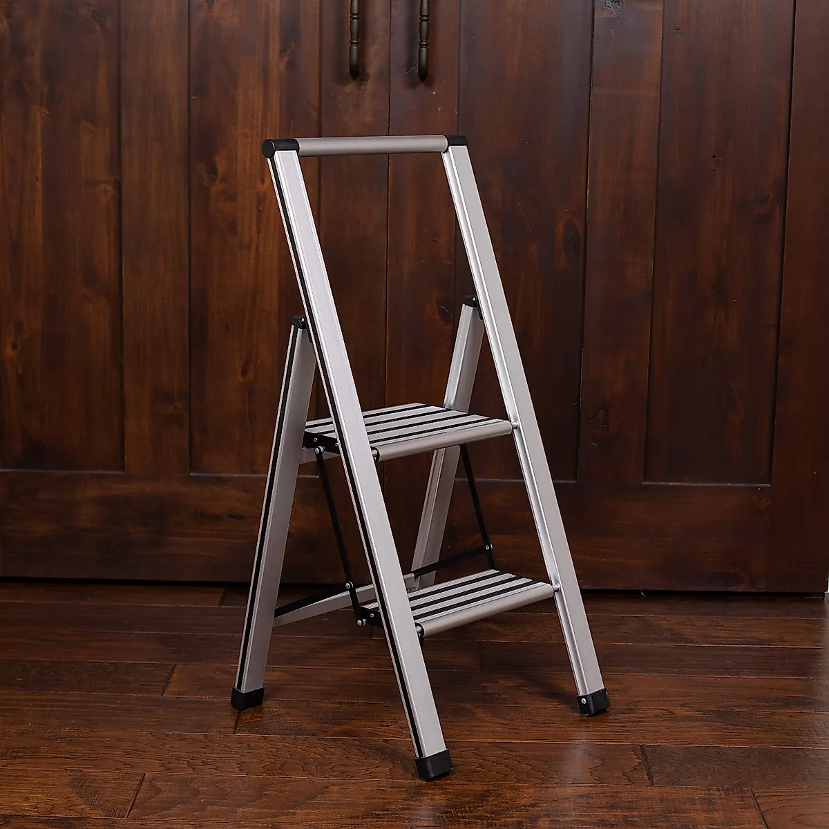2 Step Ladder | 2 Anti-Slip Steps | Folding Step Stool | 250 lb. Capacity