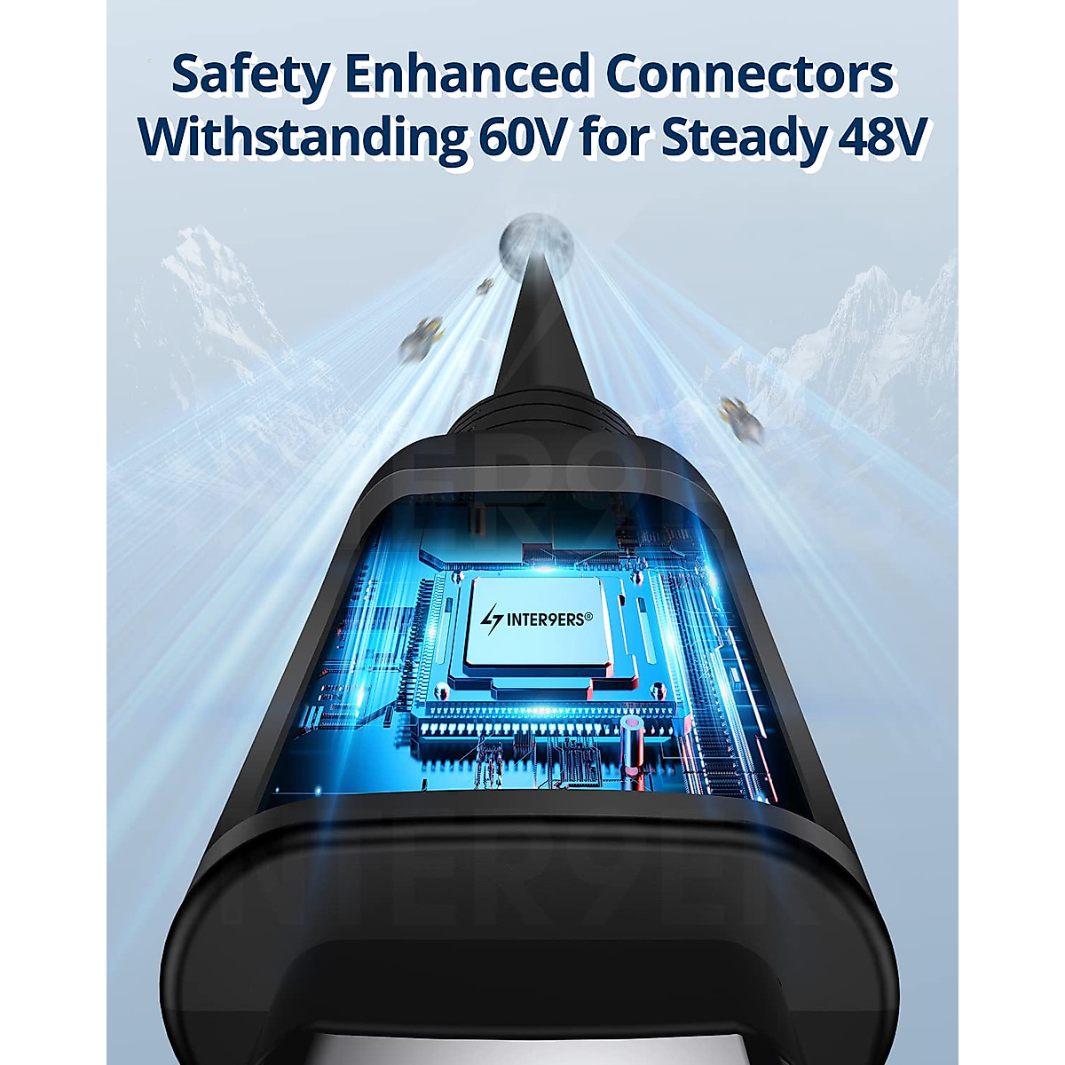 INTER9ERS 240W USB C Cable EPR PD 3.1 USB4 Gen3 40Gbps Data Transfer 4ft Compatible w/Thunderbolt 3 & DisplayPort 2.0 8K@60Hz 4K@120Hz, Extended Power Range Ultra Fast Charging USB-C Cable