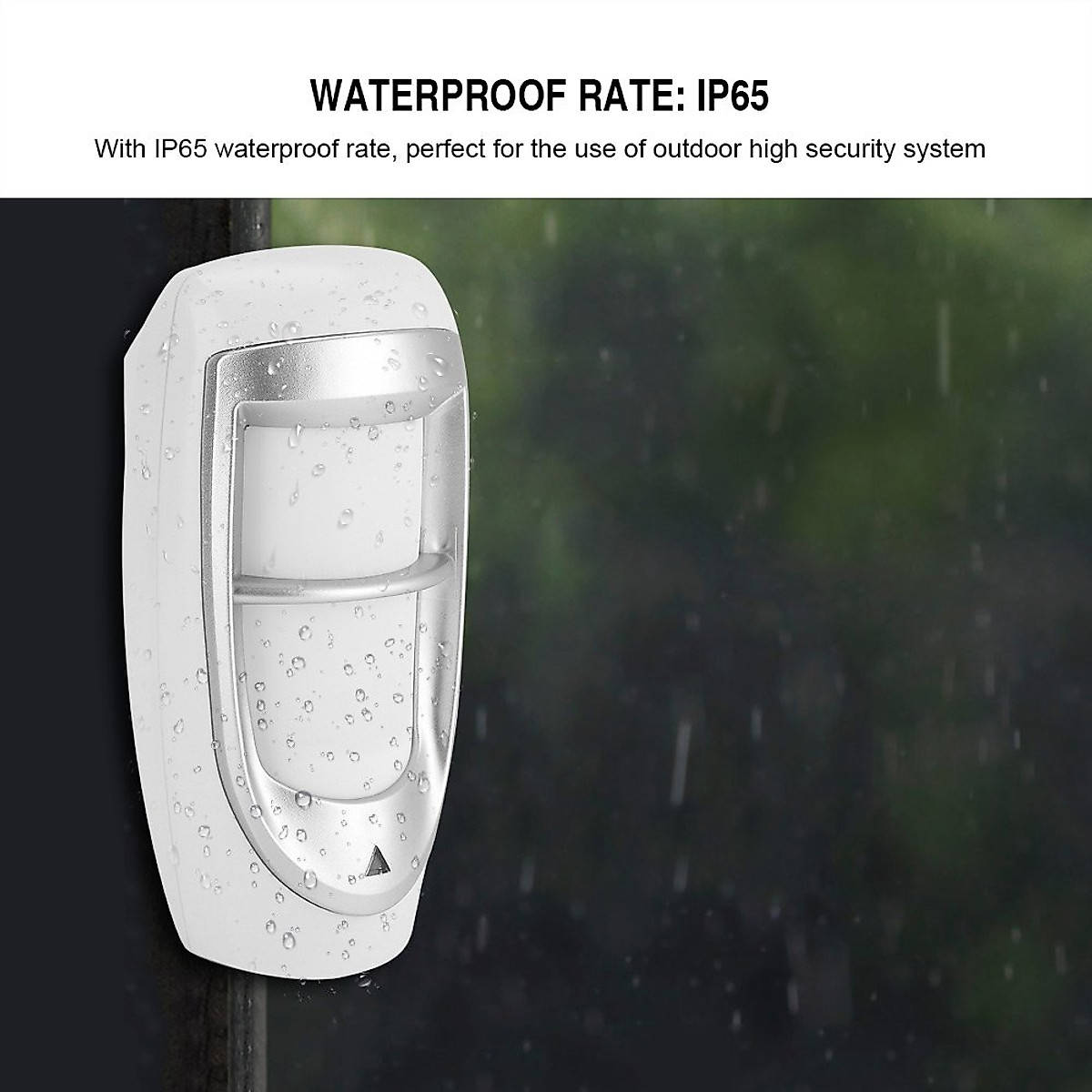 Wired Passive Infrared Motion Sensor , Motion Sensor&Detector Alarm , personally constructed Security Alert System for Monitor & keep Outside Property for Patio Deck Yard Garden
