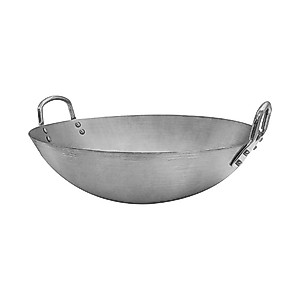 PROLINEMAX 15" Stainless Steel Wok with Handle Cookware 5'' Depth