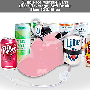 Ekkhysis Beer Hat,Funny Hat for Drinking Soda,beer helmet,drinking accessories Gifts for man