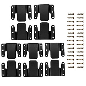 Zhitaoxun 10 Pack Universal Sectional Sofa Interlocking,Sectional Sofa Connector Bracket (5 Set)