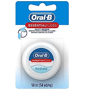 Oral-B Essential Dental Floss Waxed - each, Pack of 4
