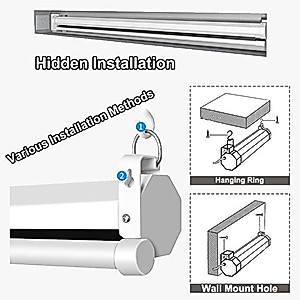 60 Inch Electric Projector Screen with Remote Control, 4:3 16:9 4K HD Motorized Projection Screen, Wall/Ceiling Mount, 160° Portable Video Projection Screens, 2.8 Gain (Size : Aspect Ratio 4:3)