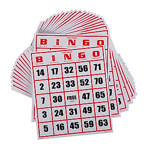Regal Bingo Jumbo Bingo Cards Deck Reusable - Bingo Games for Family - 50 Playing Cards