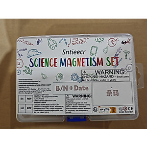 Sntieecr Labs Junior Science Magnetism Set for Experiment Education, Science Experiment Tool Physics Educational Toys for Kids Teen
