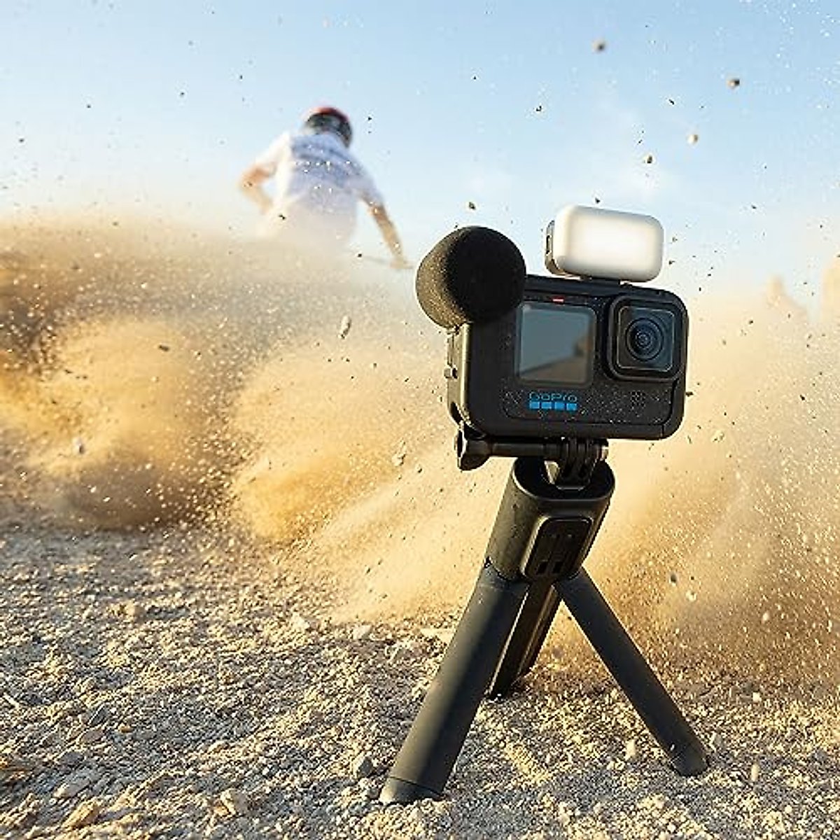 GoPro HERO12 Black Creator Edition - Includes HERO12 Black , Volta (Battery Grip, Tripod, Remote), Media Mod, Light Mod, Enduro Battery, and Carrying Case