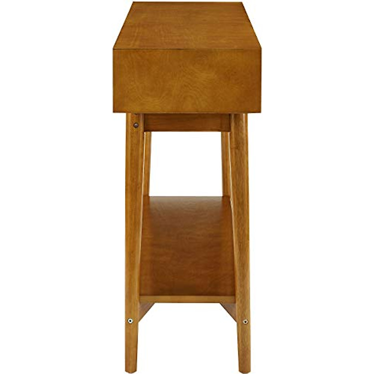 Crosley Furniture Landon Sofa Console Table with Drawers and Shelf for Hall, Entryway, or Living Room, Acorn