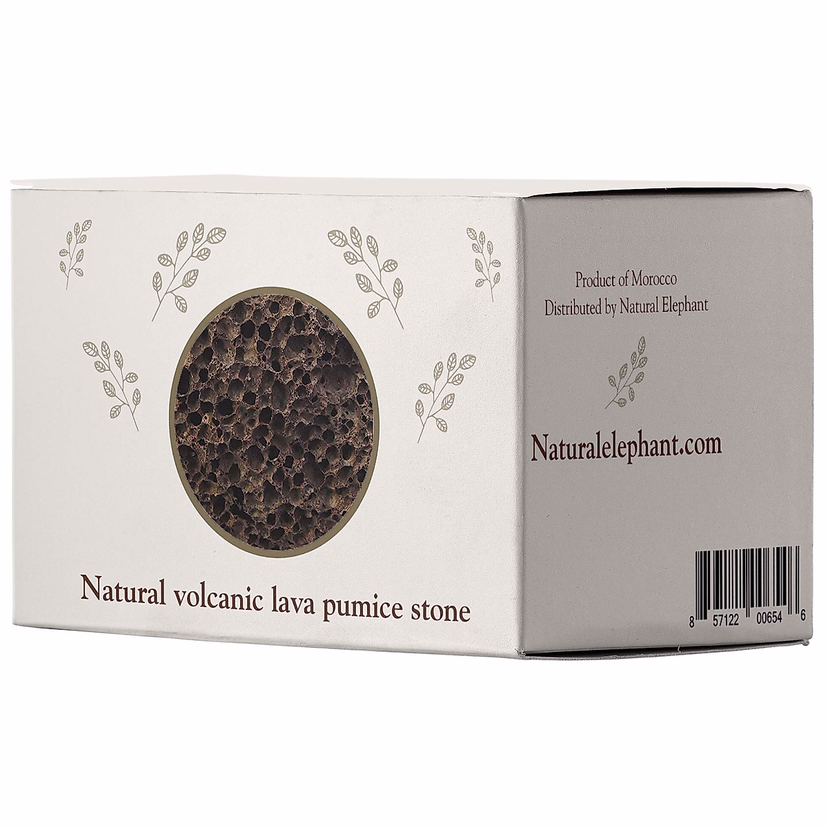 Natural Elephant Natural Volcanic Lava Pumice Stone Callus and Foot Pedicure Rock Scrub Packs (Single Pumice Stone)
