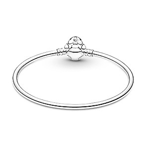 IBAGKE 925 Sterling Silver Bracelet for charm bangle Love at first bite engraved Fit 928 Sterling Silver Charms Bracelet for Women for Christmas Valentine Day Gift