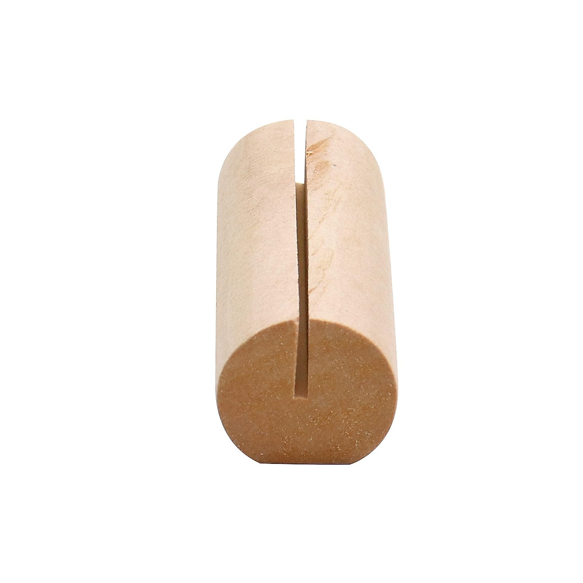 LC LICTOP 2.24" Wood Place Card Holders Cylinder Table Number Stands 12PCS (2.24"x0.94"x0.86")