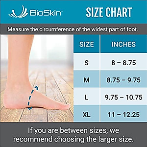 BIOSKIN TriLok Ankle Brace for Women & Men - Ankle Brace for Sprained Ankle, Plantar Fasciitis Relief, Foot Arch Support, Peroneal Tendonitis Relief, & PTTD Support