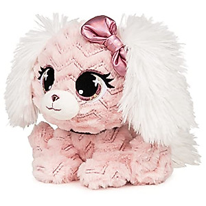 GUND P.Lushes Pets Gem Stars Collection, Sabrina Von Steubner Puppy Stuffed Animal, Pink/White, 6”