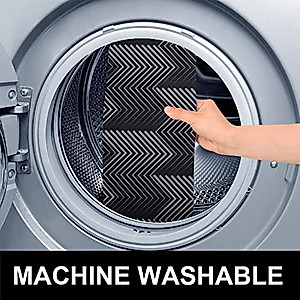 AiBOB Under The Sink Mat, 24 X 68 in, Durable Premium Mats Protect Kitchen and Bathroom Cabinets, Waterproof Absorbent Shelf Liner, Black