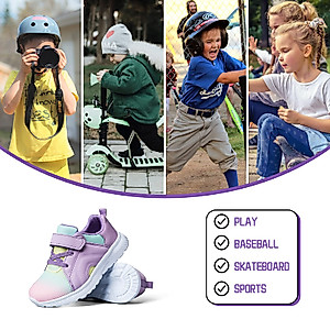 RUNSIDE Toddler Boys Girls Running Shoes Athletic Tennis Sneakers for Kids，Breathable and Lightweight