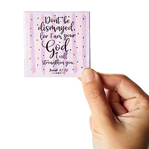 Pipilo Press 8 Pack Inspirational Bible Verse Magnets for Fridge, Christian Office Decor, Scripture Gifts (2.5 in)