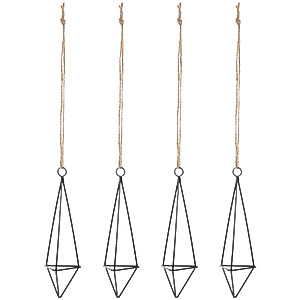 UPKOCH 8 Pack Geometric Plant Hangers Air Plants Hanging Metal Air Plants Holders Pot Container Decoration