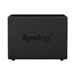 Synology DiskStation DS420+ NAS Server with Celeron 2.0GHz CPU, 6GB Memory, 72TB HDD Storage, 1TB M.2 NVMe SSD, 2 x 1GbE LAN Ports, DSM Operating System