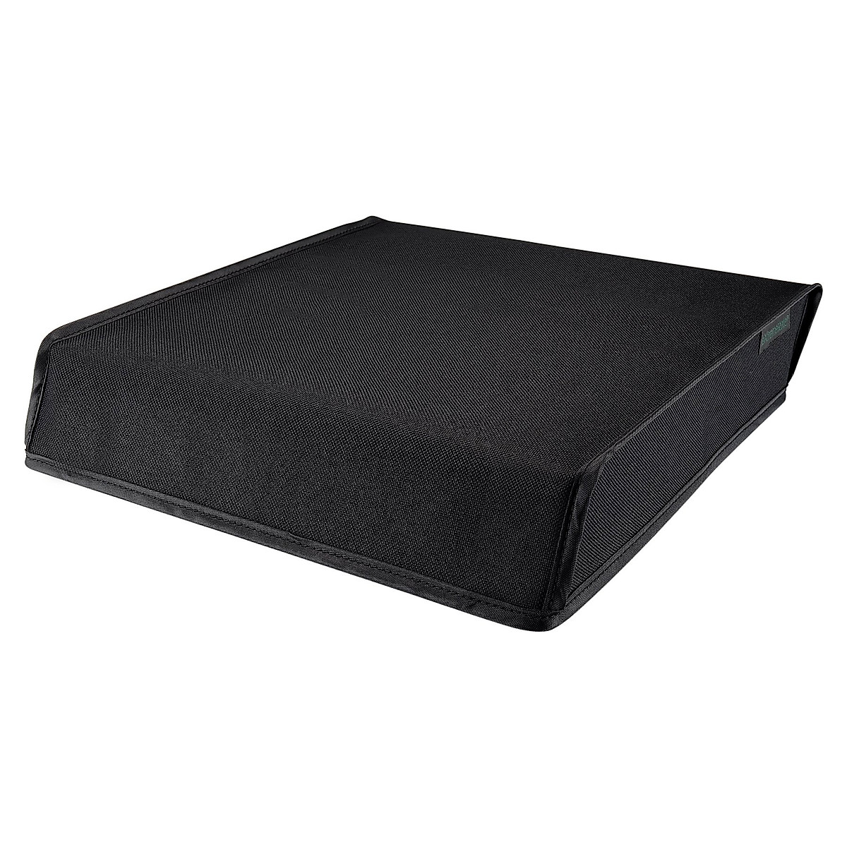 eXtremeRate Black Horizontal Dust Cover for PS4 Console, Soft Neat Lining Dust Guard, Anti Scratch Waterproof Cover Protector Sleeve