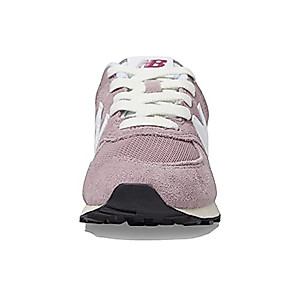 New Balance Girls 574 V1 Disc Lace-Up Sneaker, Lilac Chalk/Sea Salt, 5 Big Kid