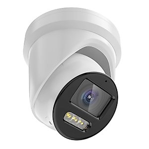 DS-2CD2387G2-LSU/SL 2.8mm HIK 8MP Color IP Camera, Outdoor Indoor 4K PoE Turret Network Camera with Strobe Light and Audible Warning, Human/Vehicle Detection, Work with HIK NVR/Hik-Connect APP