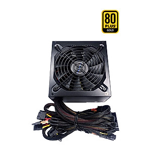 Apevia ATX-PR1000W Prestige 1000W 80+ Gold Certified, ROHS Compliance, Active PFC ATX Gaming Power Supply