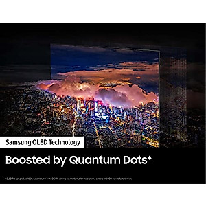 Samsung QN55S95CAFXZA 55" Ultra Slim 4K Quantum HDR OLED Smart TV with a Blueberry 2.25M 18G 4K-8K HDMI Digital Cable (2023)