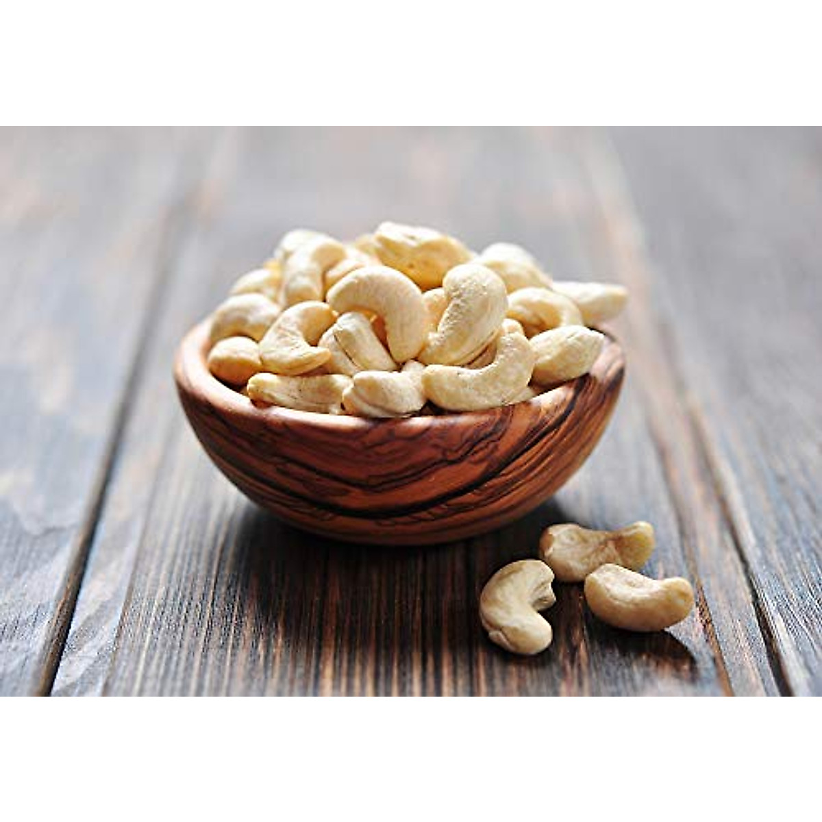 Raw Whole Unsalted Cashews 48oz (3 lb) 100% Natural | No Chemicals | Batch Tested Gluten & Peanut Free | Non-GMO | Keto and Paleo Diet Friendly